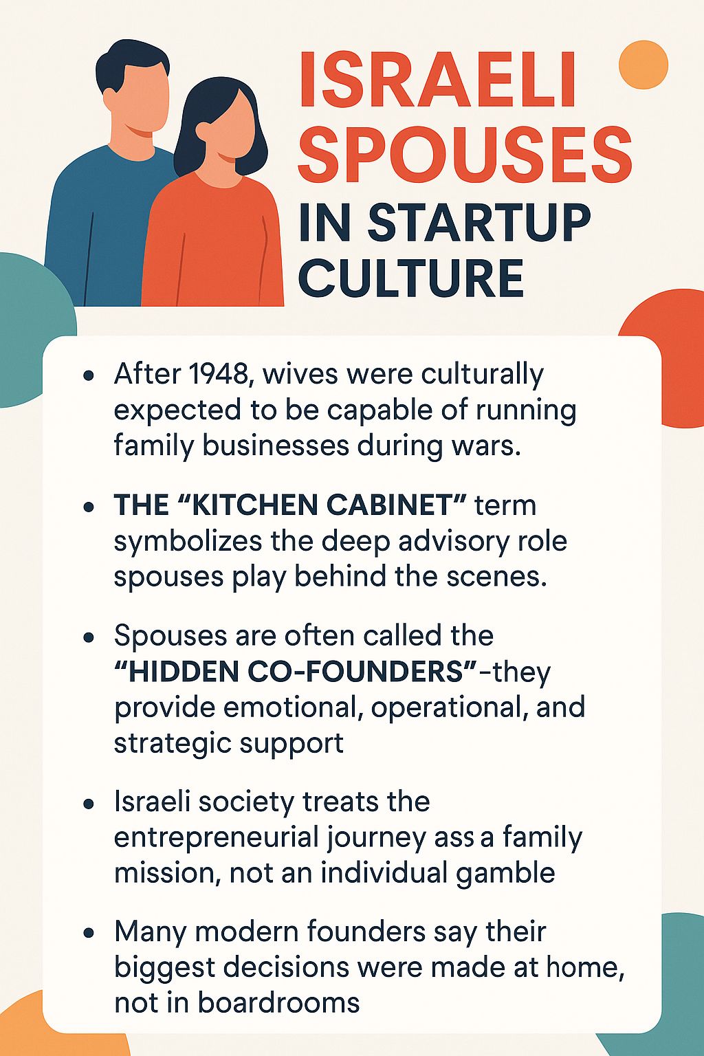 The Hidden Co-Founders: Israeli Spouses & The Kitchen Cabinet ...